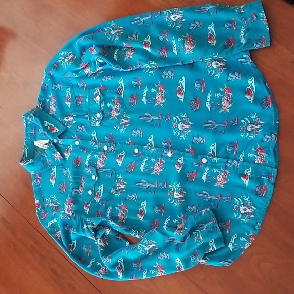 Roper | Shirts & Tops | Roper Desert Print Western Shirt | Poshmark